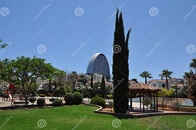 The Beautiful Agios Athanasios Park Limassol Cyprus Stock Image - Image ...