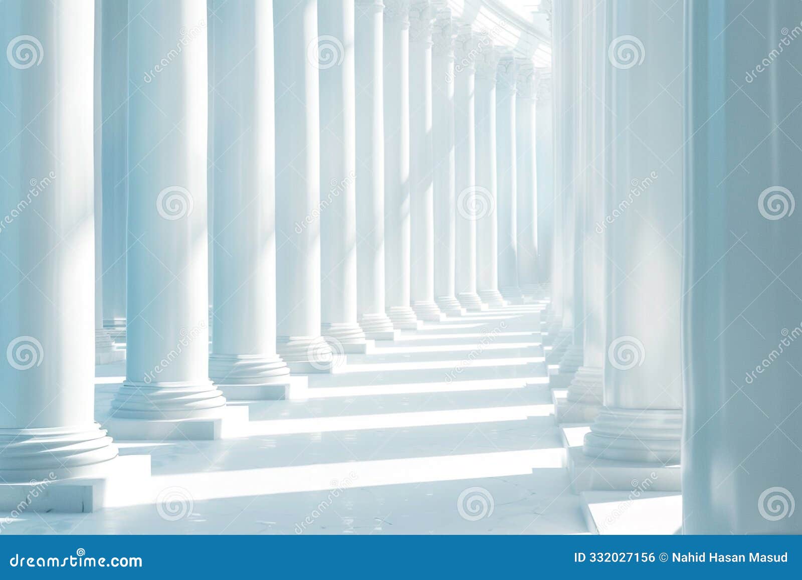 Beautiful Airy Widescreen Minimalistic White And Light Blue ...