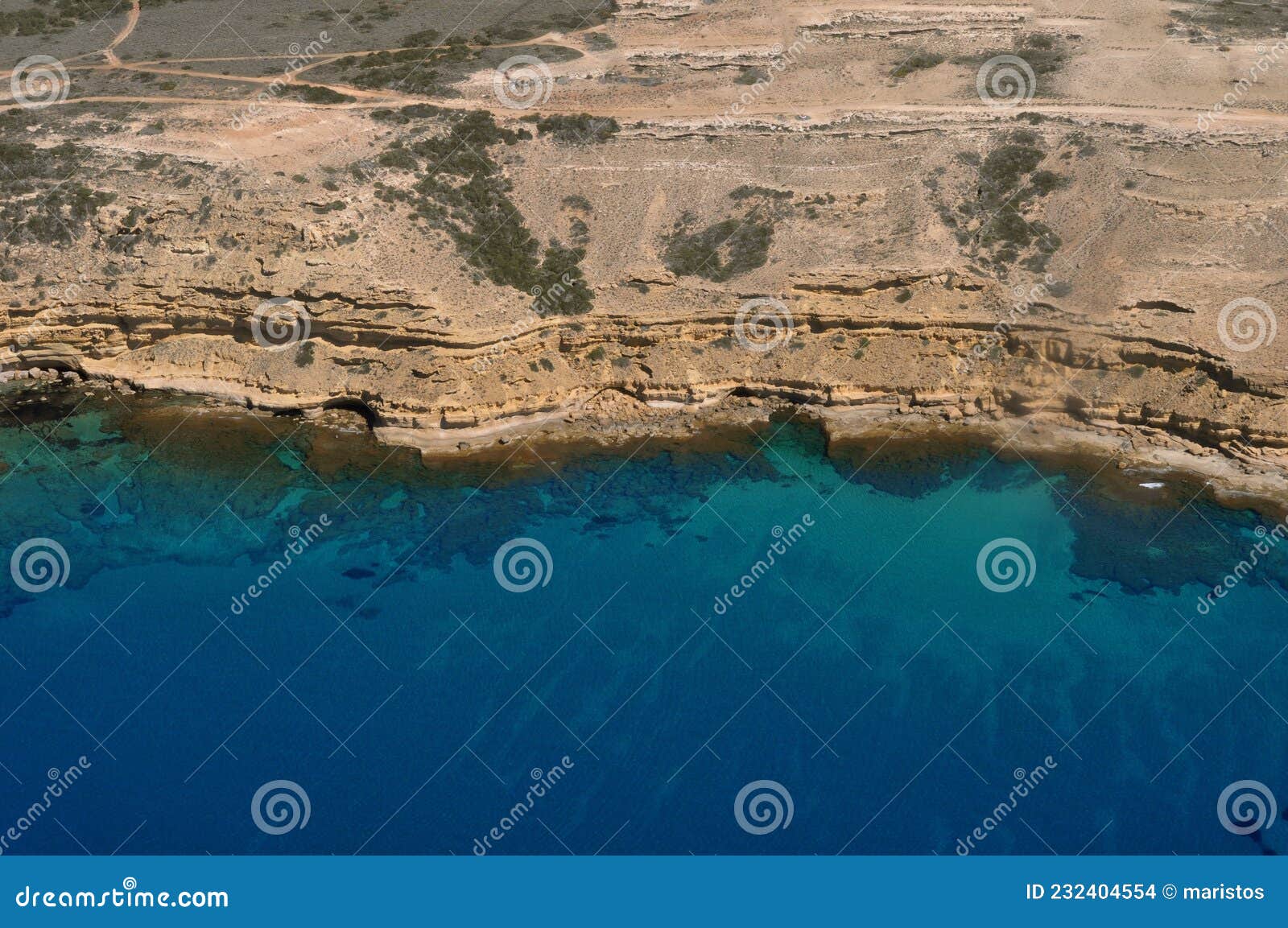 The Beautiful Akrotiri Beach Limassol in Cyprus Stock Photo - Image of ...