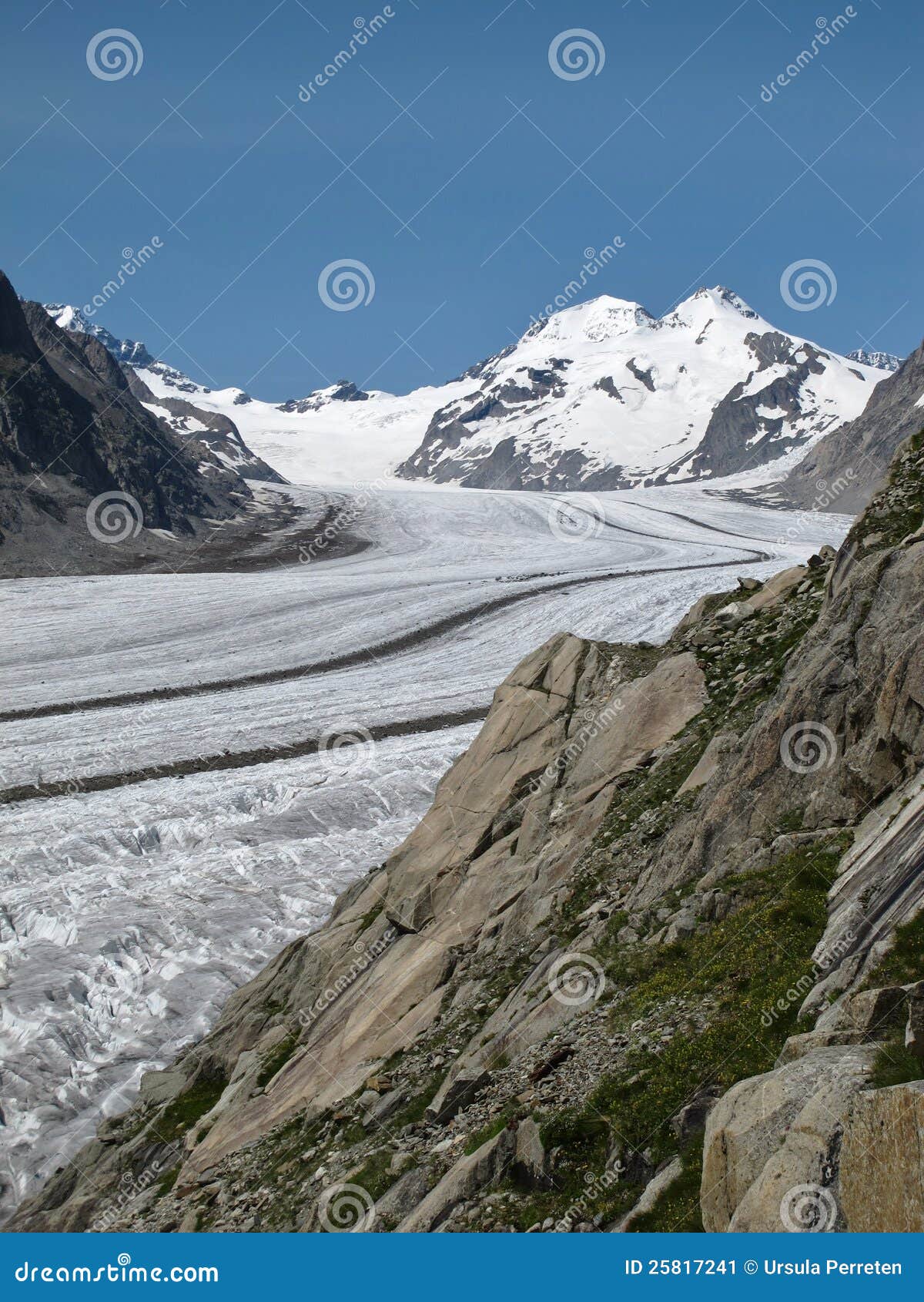 Beautiful Aletsch Area stock image. Image of climbing - 25817241
