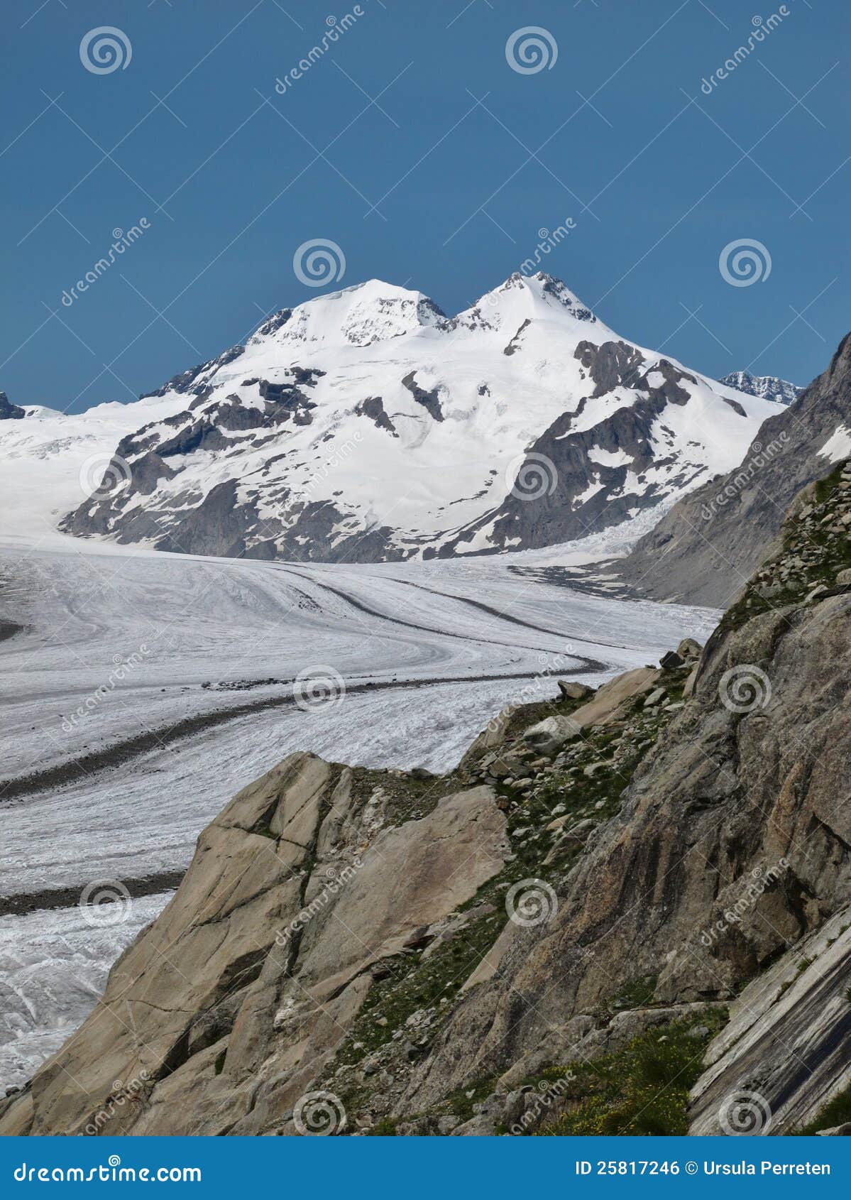 Beautiful Aletsch Area stock photo. Image of heritage - 25817246