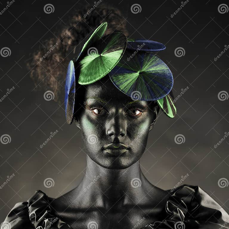 Beautiful alien lady stock photo. Image of lady, dream - 17503654