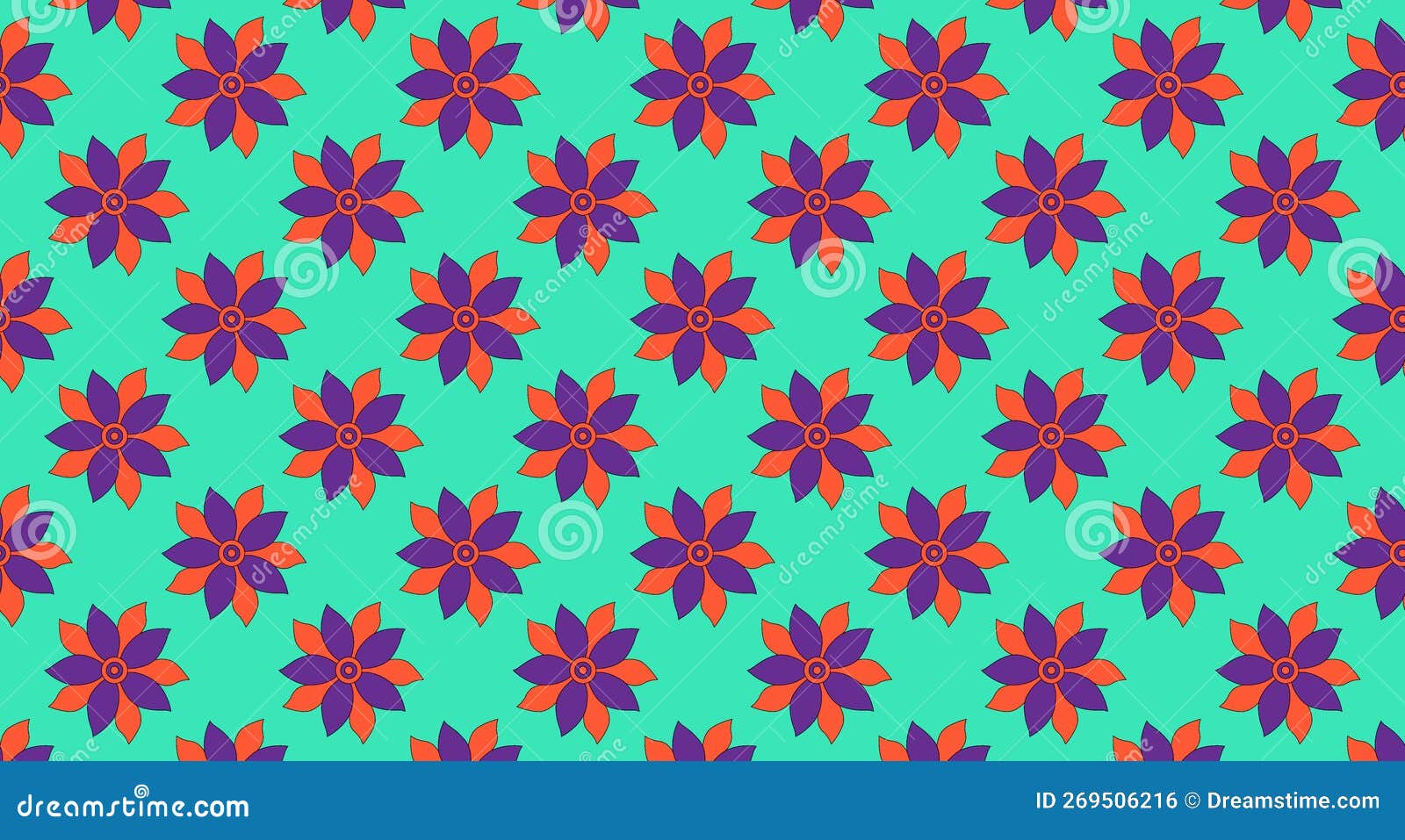 Beautiful Allover Flower Fabric Pattern, Tile Pattern Allover Pattern ...