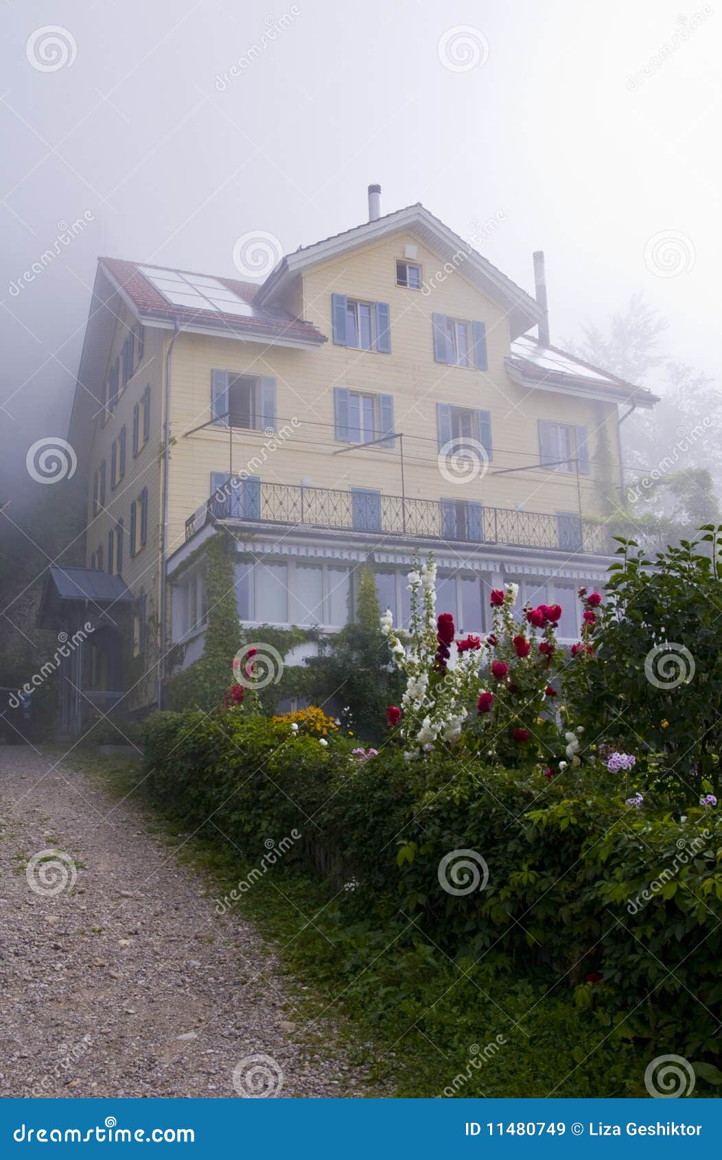 Beautiful Alpine Country House Stock Image - Image of pasture, holiday ...