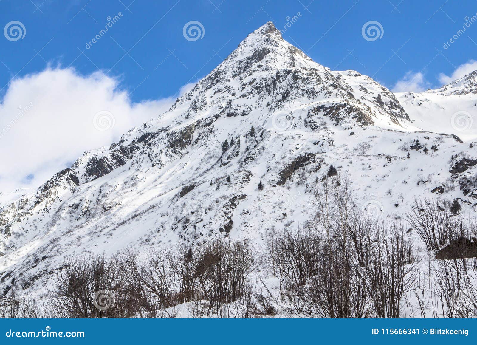 Beautiful alpine landscape stock image. Image of high - 115666341