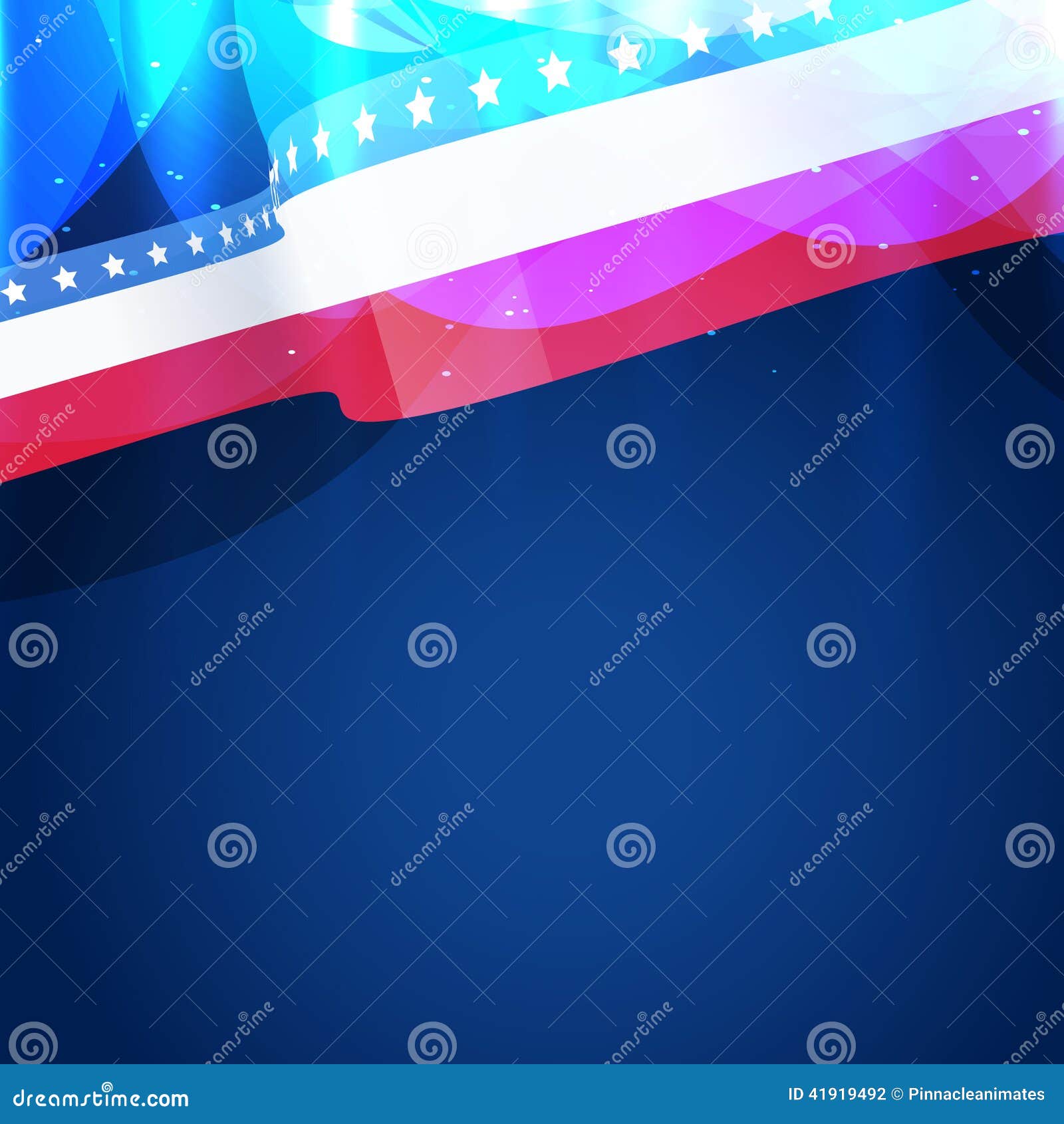 Beautiful american flag stock vector. Illustration of emblem - 41919492