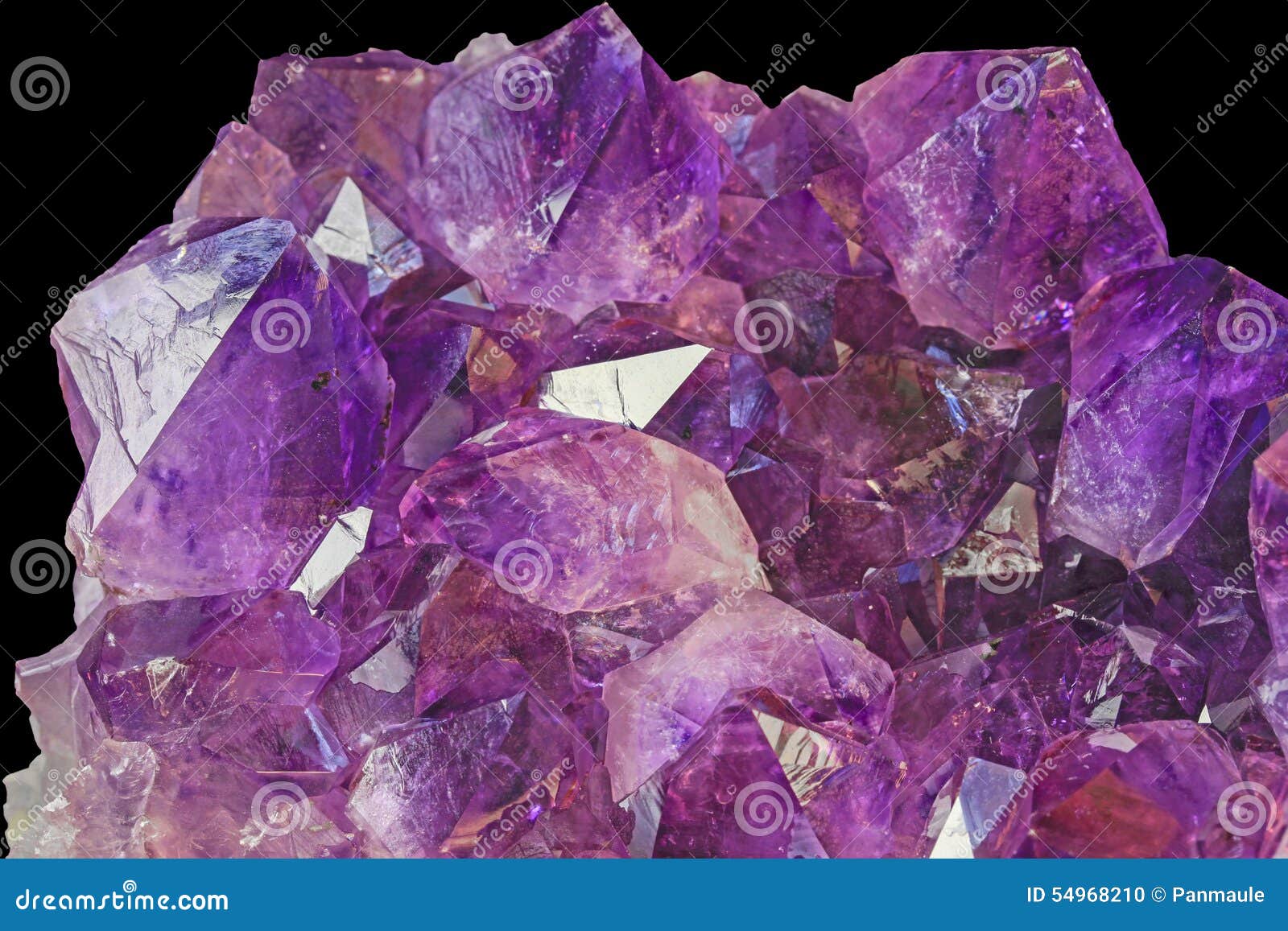Beautiful Amethyst Crystals Stock Photo - Image of slice, exotic: 54968210