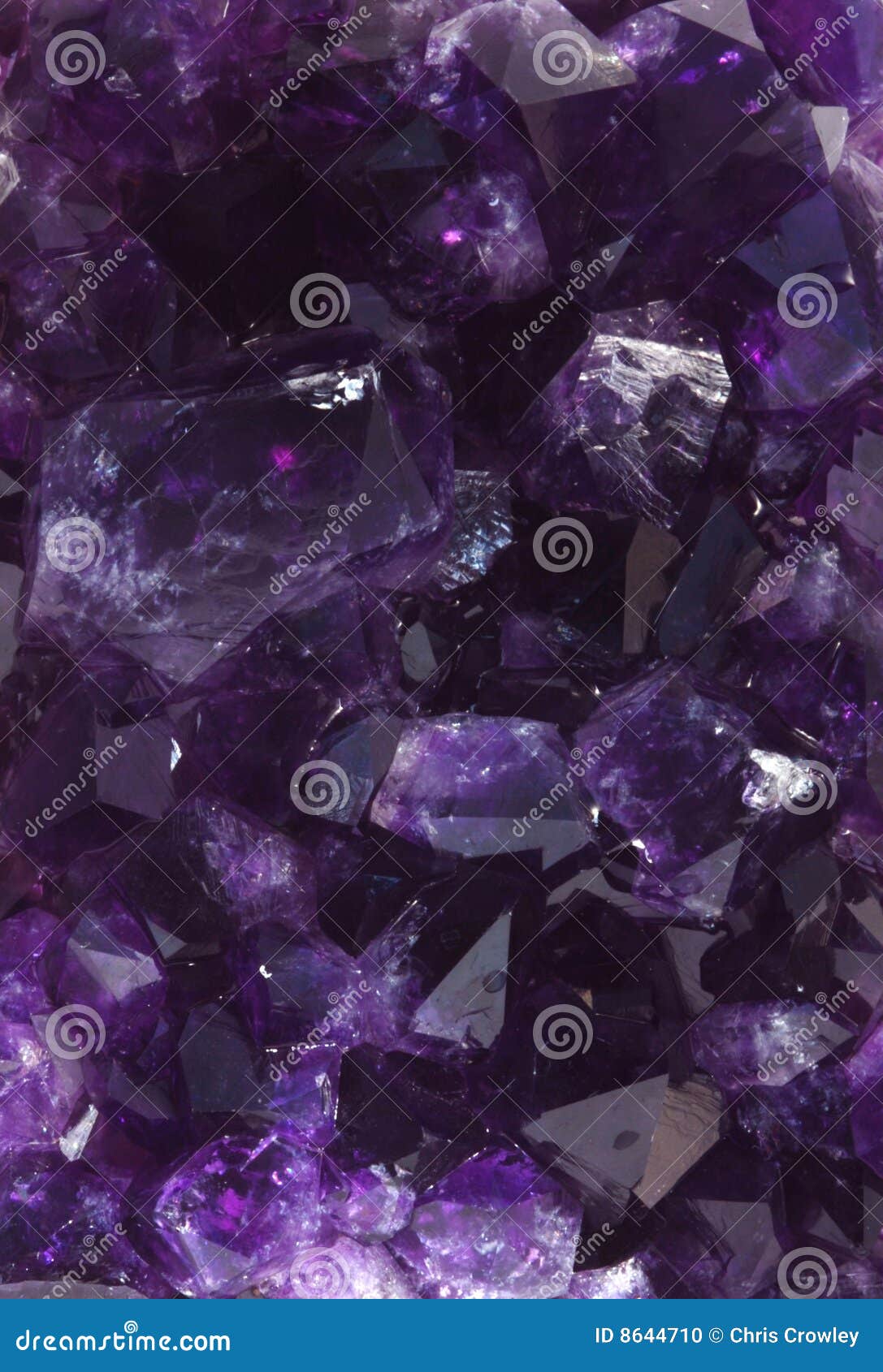 Beautiful Amethyst Geode stock photo. Image of quartz - 8644710