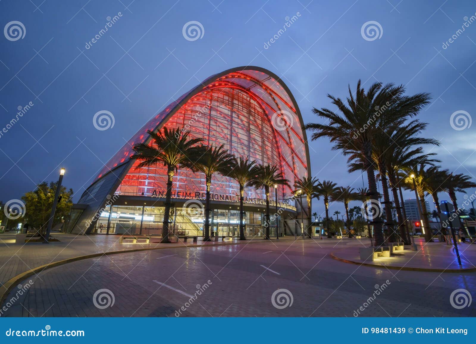 The Beautiful Anaheim Regional Intermodal Transit Center Editorial ...