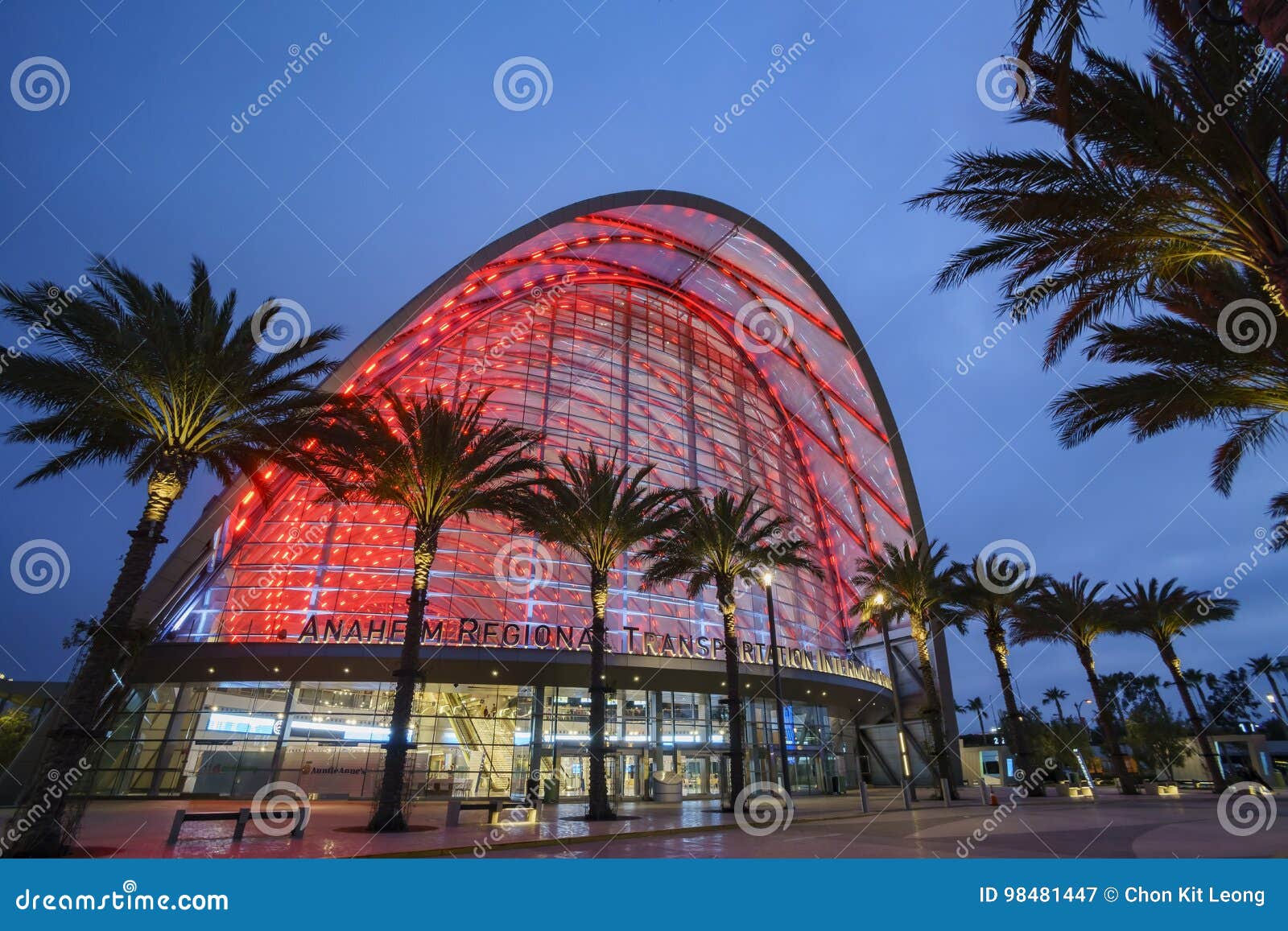The Beautiful Anaheim Regional Intermodal Transit Center Editorial ...