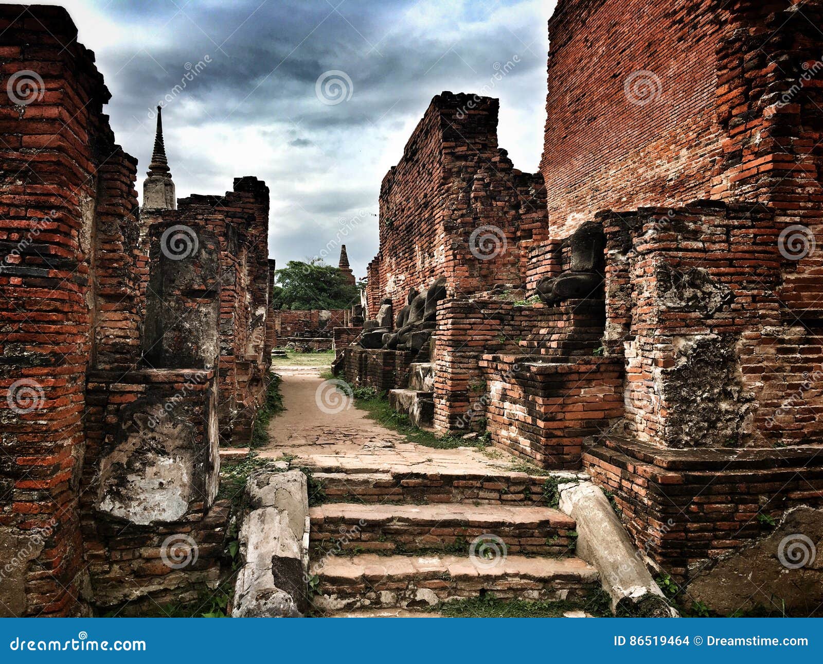 Beautiful ancient land stock photo. Image of land, ayutthaya - 86519464