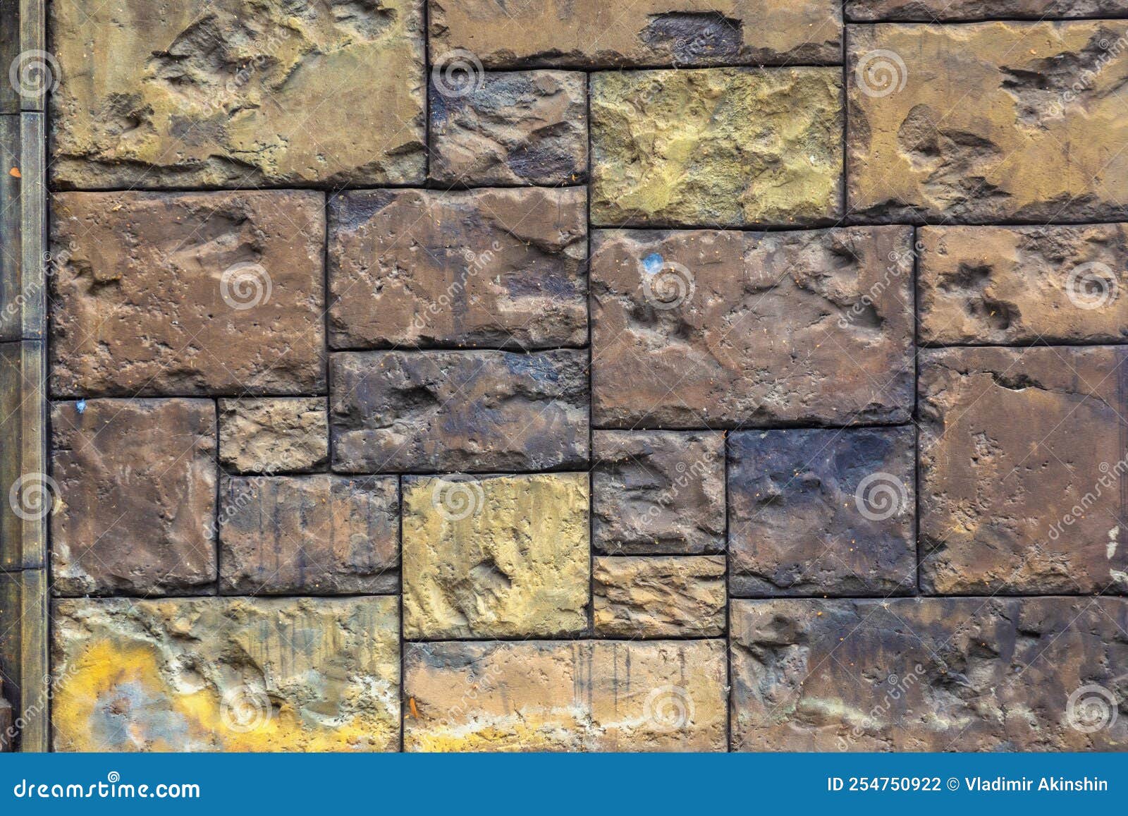 Beautiful Ancient Masonry Wall Stock Photo - Image of modern ...