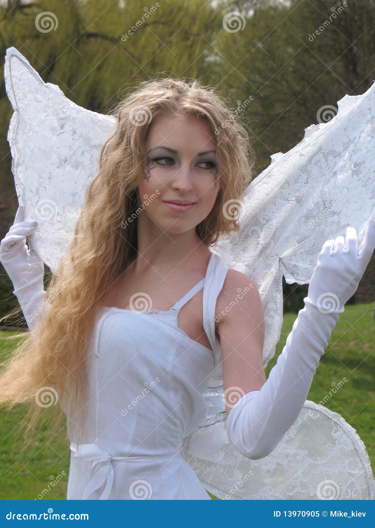 Beautiful angel stock image. Image of sensuality, nature - 13970905