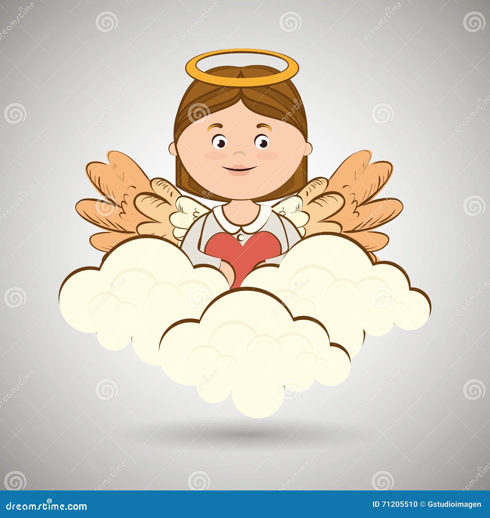 Beautiful angel design stock illustration. Illustration of beauty ...