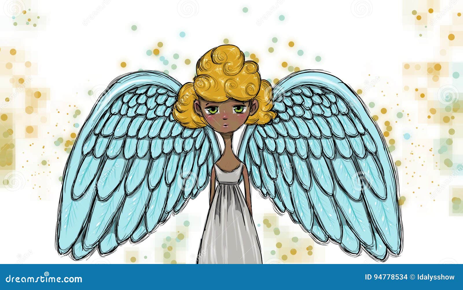 Beautiful Angel Illustration Stock Illustration Illustration Of