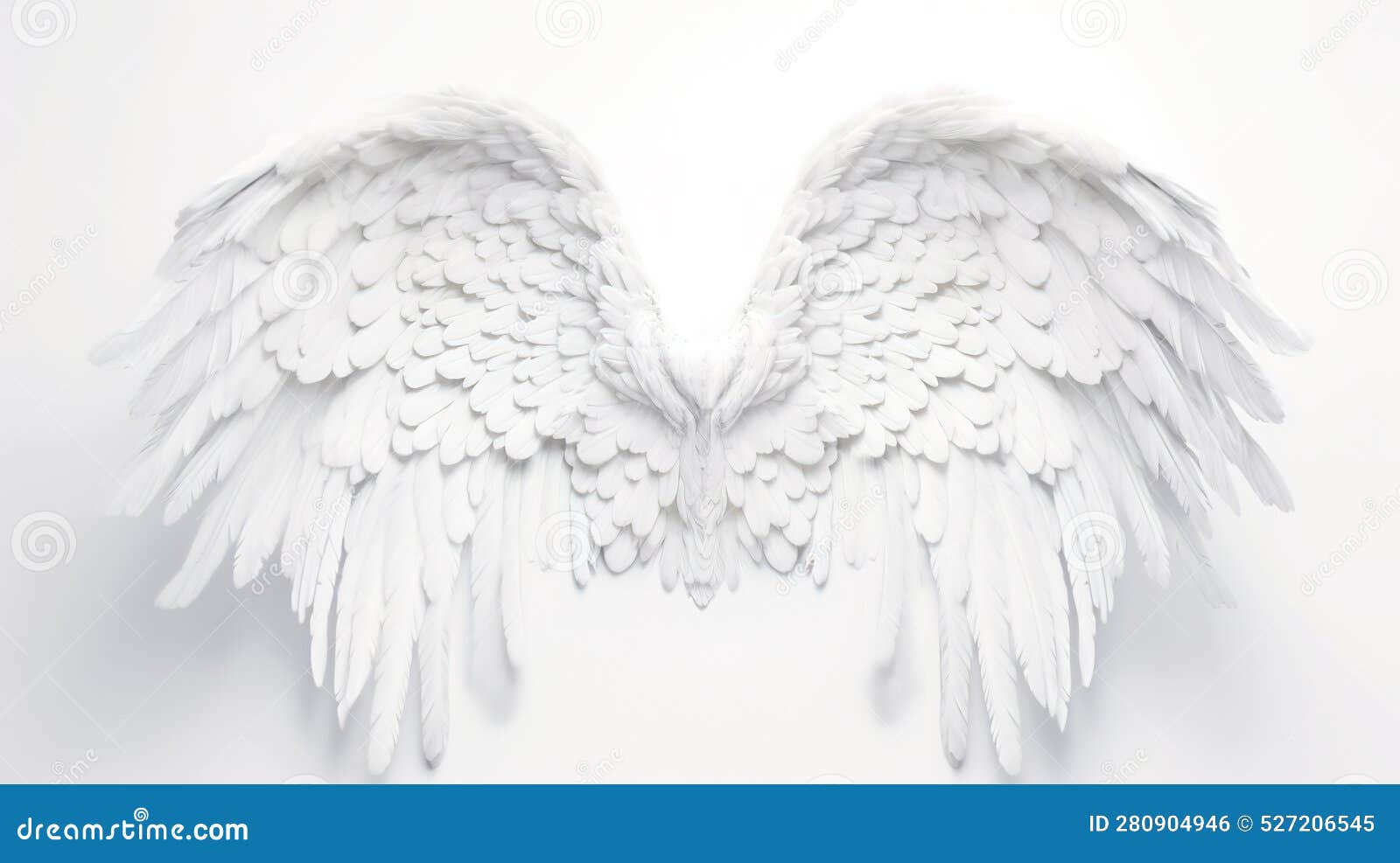 Beautiful Angel Wing Pattern Design.AI Generated Stock Illustration ...