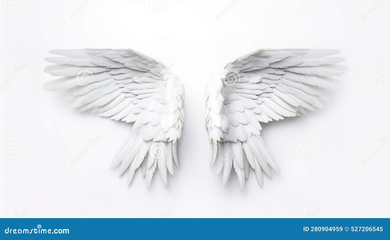 Beautiful Angel Wing Pattern Design.AI Generated Stock Illustration ...