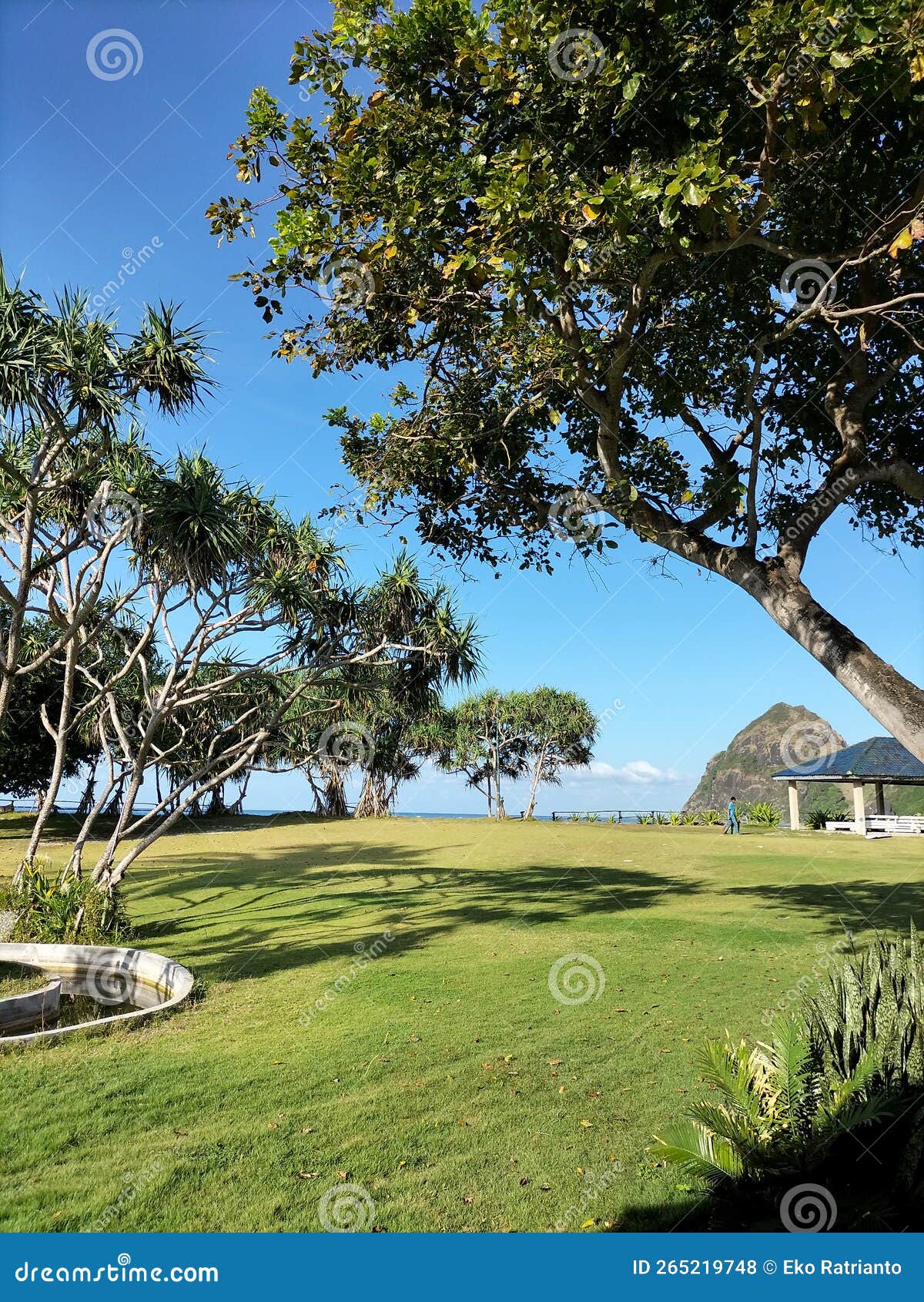 Beautiful Angle Facing Sekongkang Beach Sumbawa Stock Photo - Image of ...