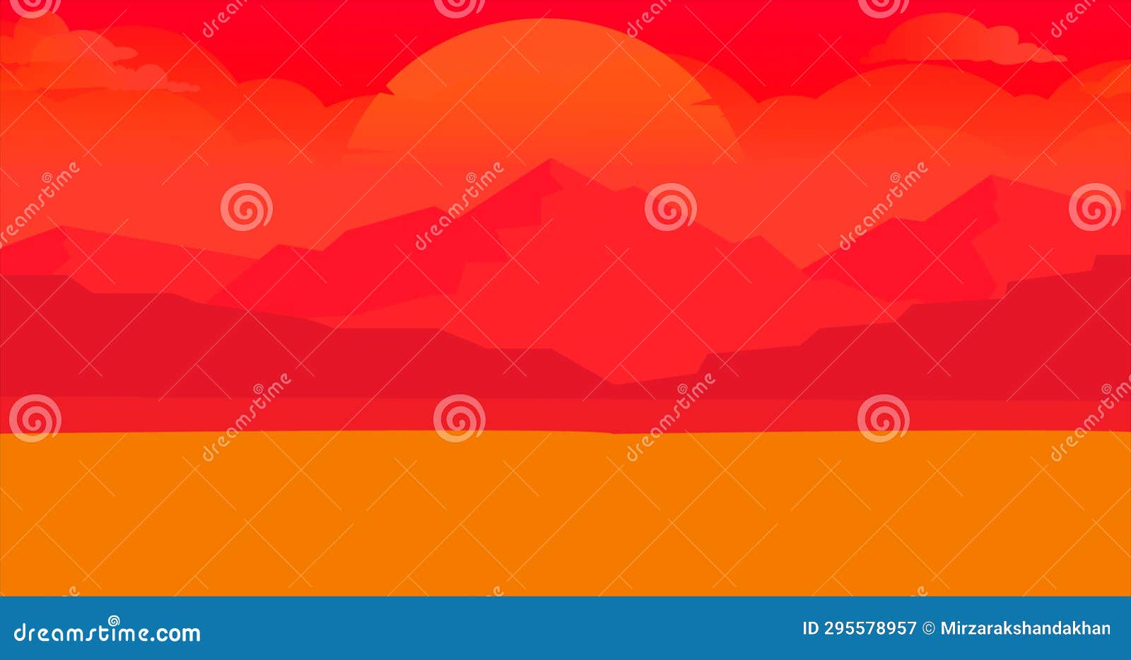 Beautiful Animated Nature Landscape In Vertical High Resolution ...