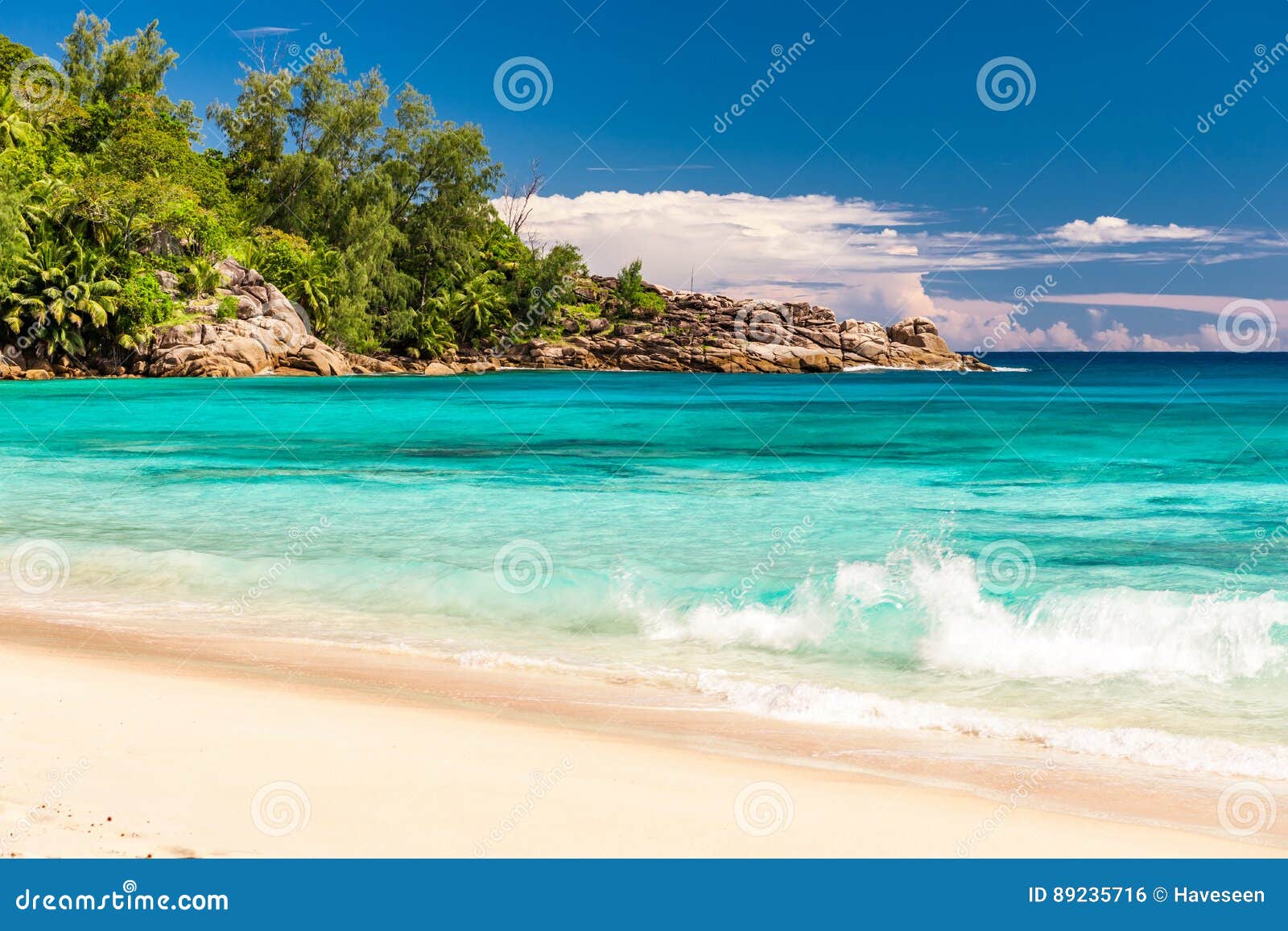 Beautiful Anse Intendance Beach at Seychelles Stock Photo - Image of ...
