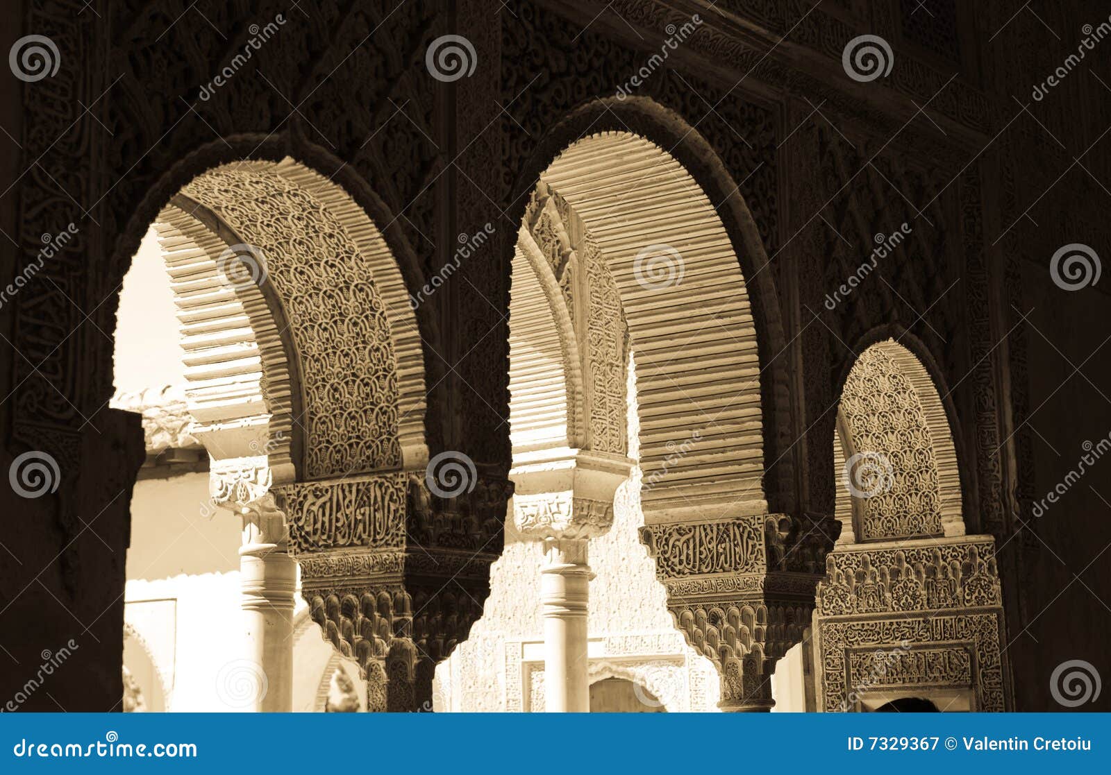 Beautiful Arab Arches stock image. Image of arch, maur - 7329367