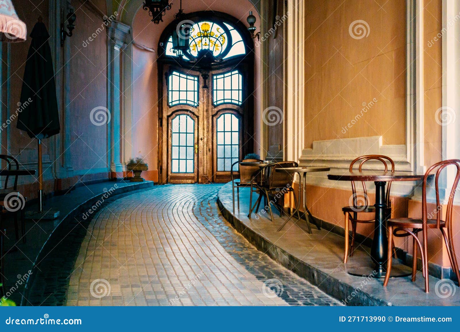 Beautiful Arched Passage in a Historic Building Stock Photo - Image of ...