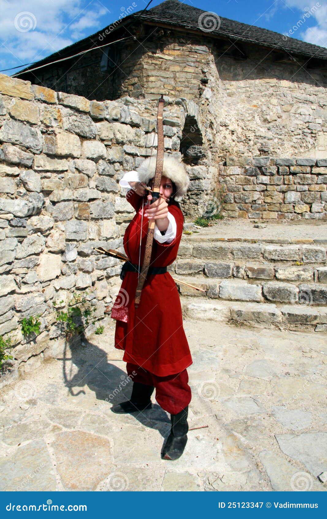 Beautiful archer stock image. Image of human, fighting - 25123347