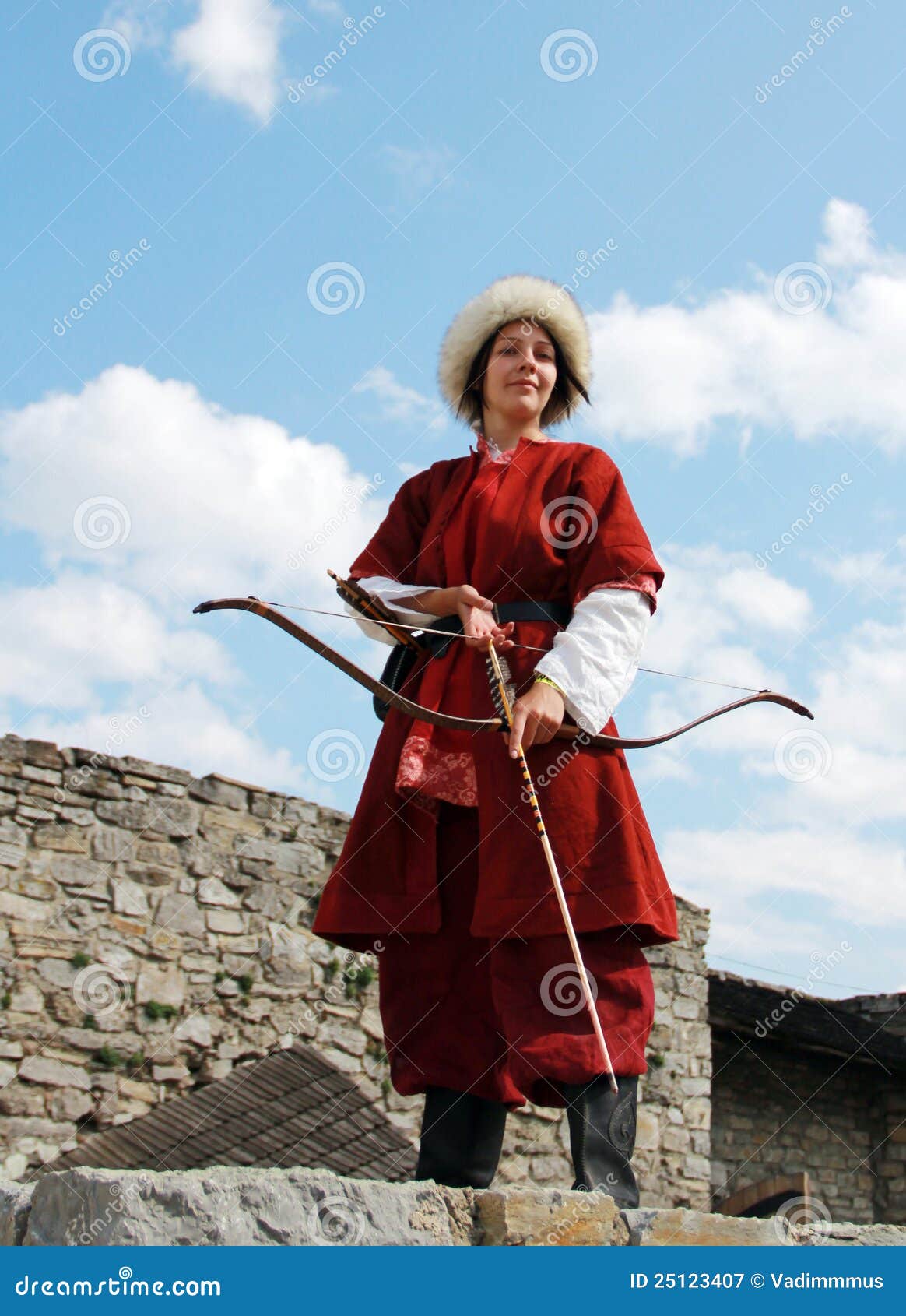Beautiful archer stock image. Image of hungarian, chain - 25123407
