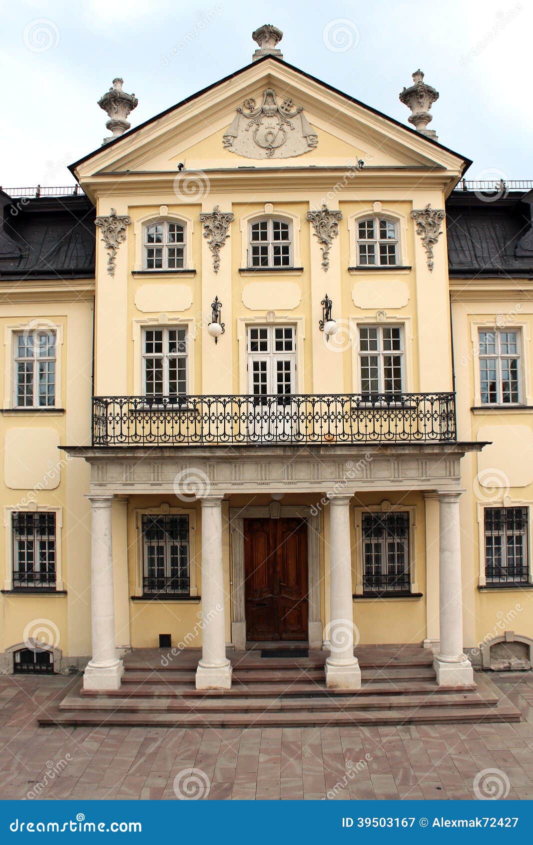 Beautiful Architectural Ansemble Stock Image - Image of panorama, high ...