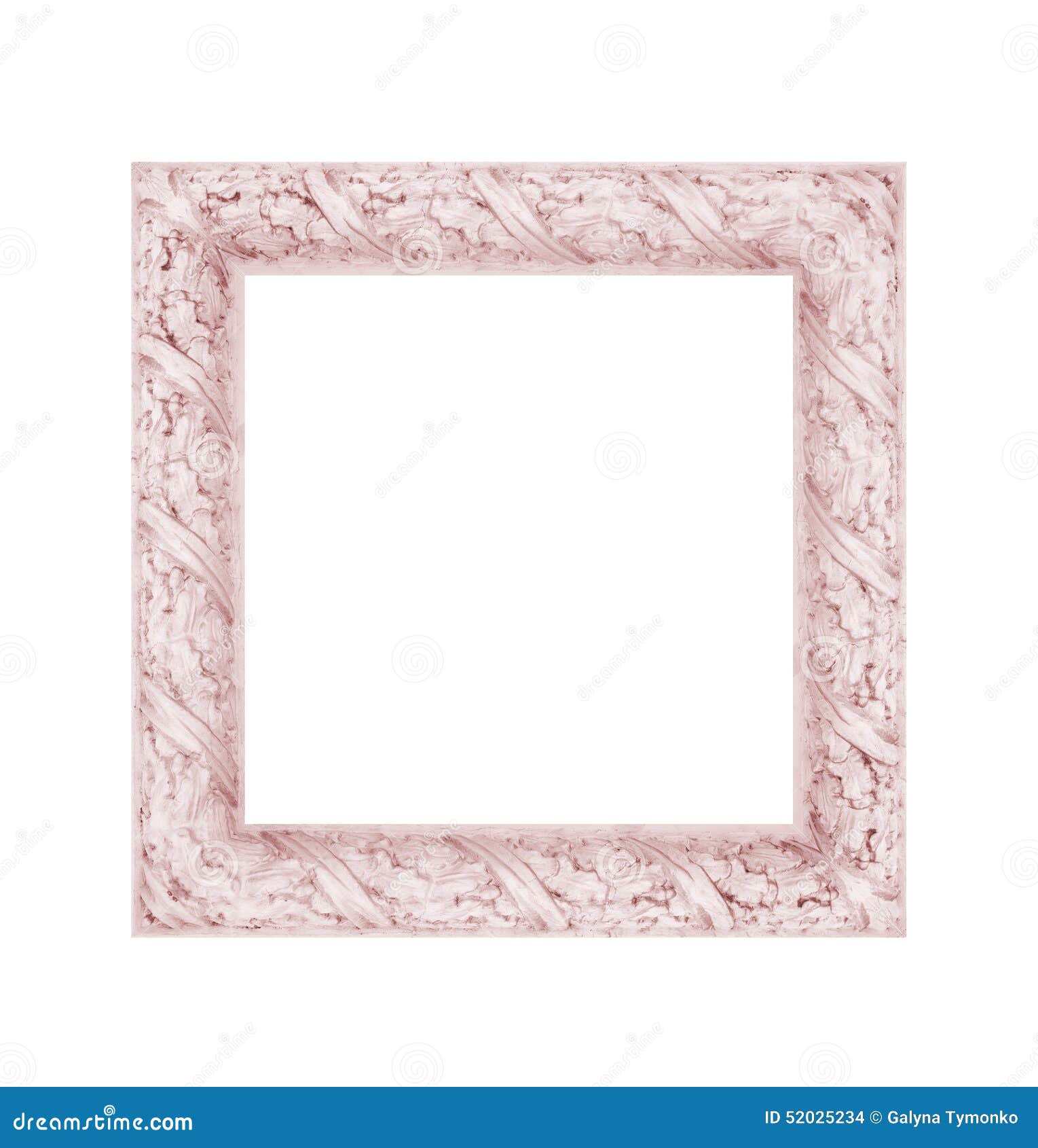 Beautiful Architectural Frame Isolated on a White Background Stock ...