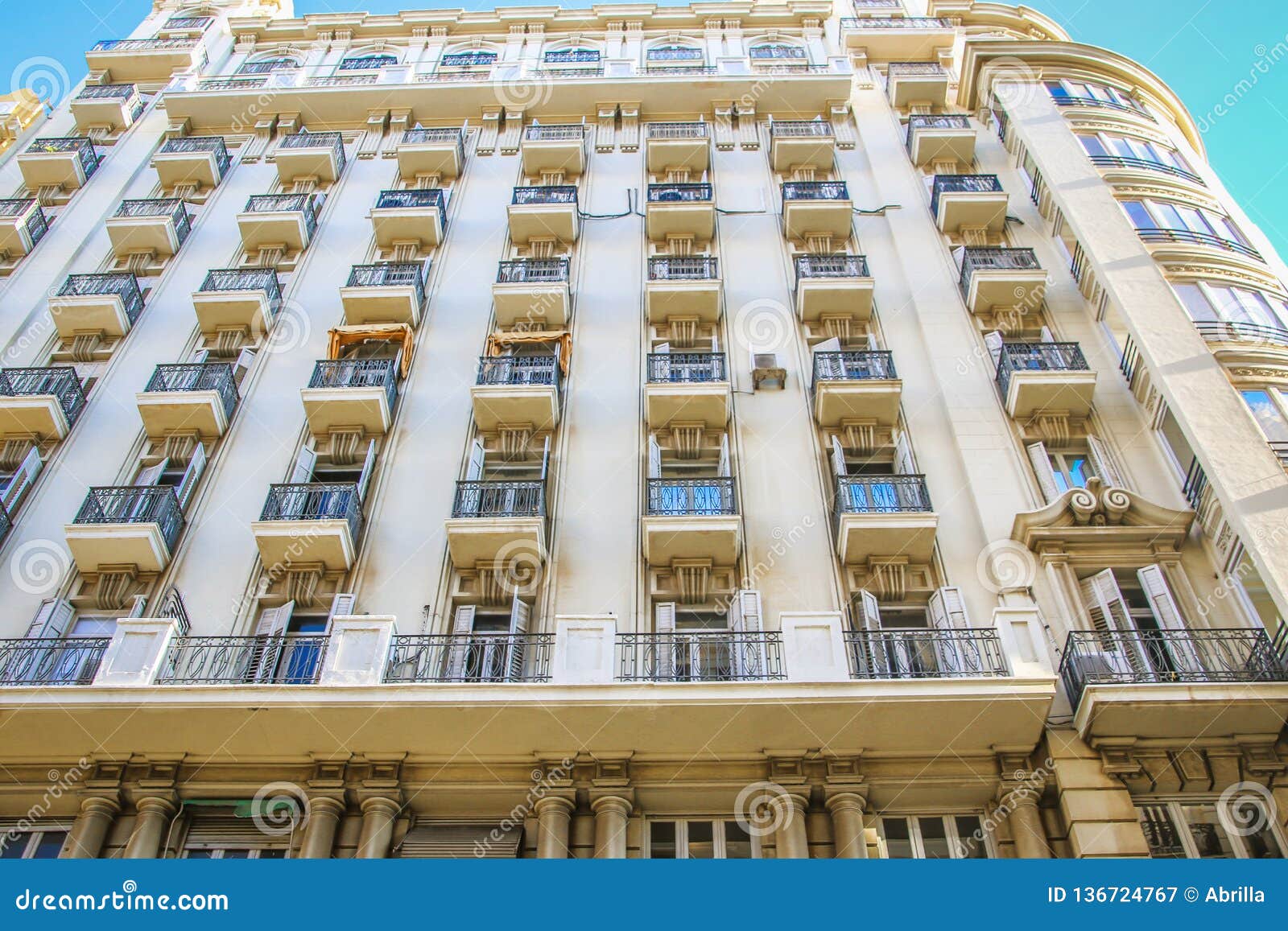 Beautiful Architecture of the City of Valencia, Spain Stock Image ...