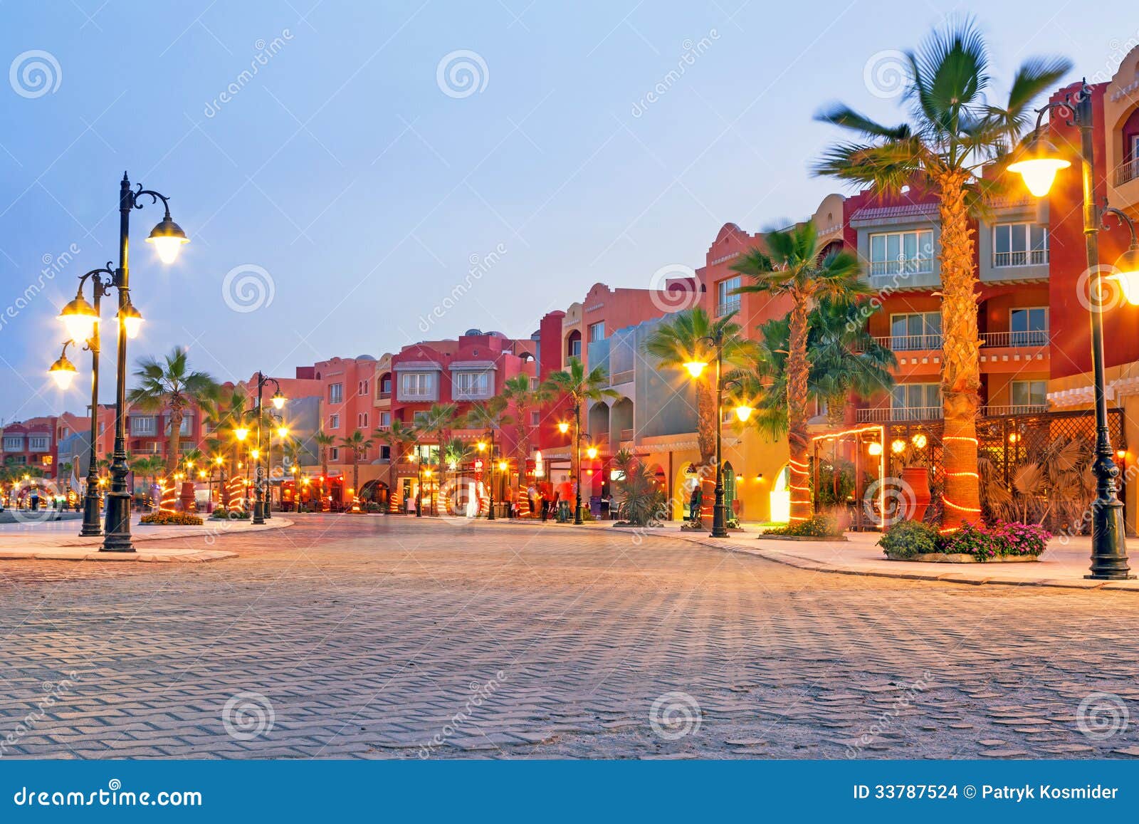 Beautiful Architecture of Hurghada Marina Stock Photo - Image of egypt ...