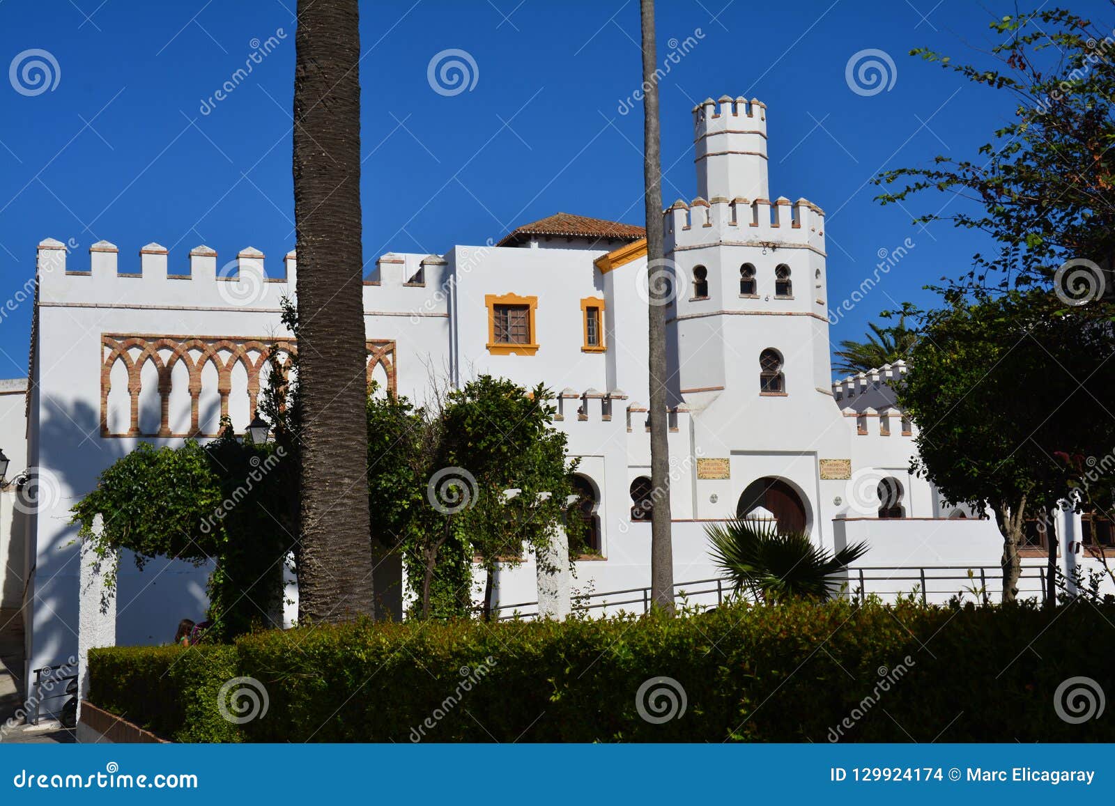Traditional Architecture in Tarifa Andalusia Spain Stock Photo - Image ...