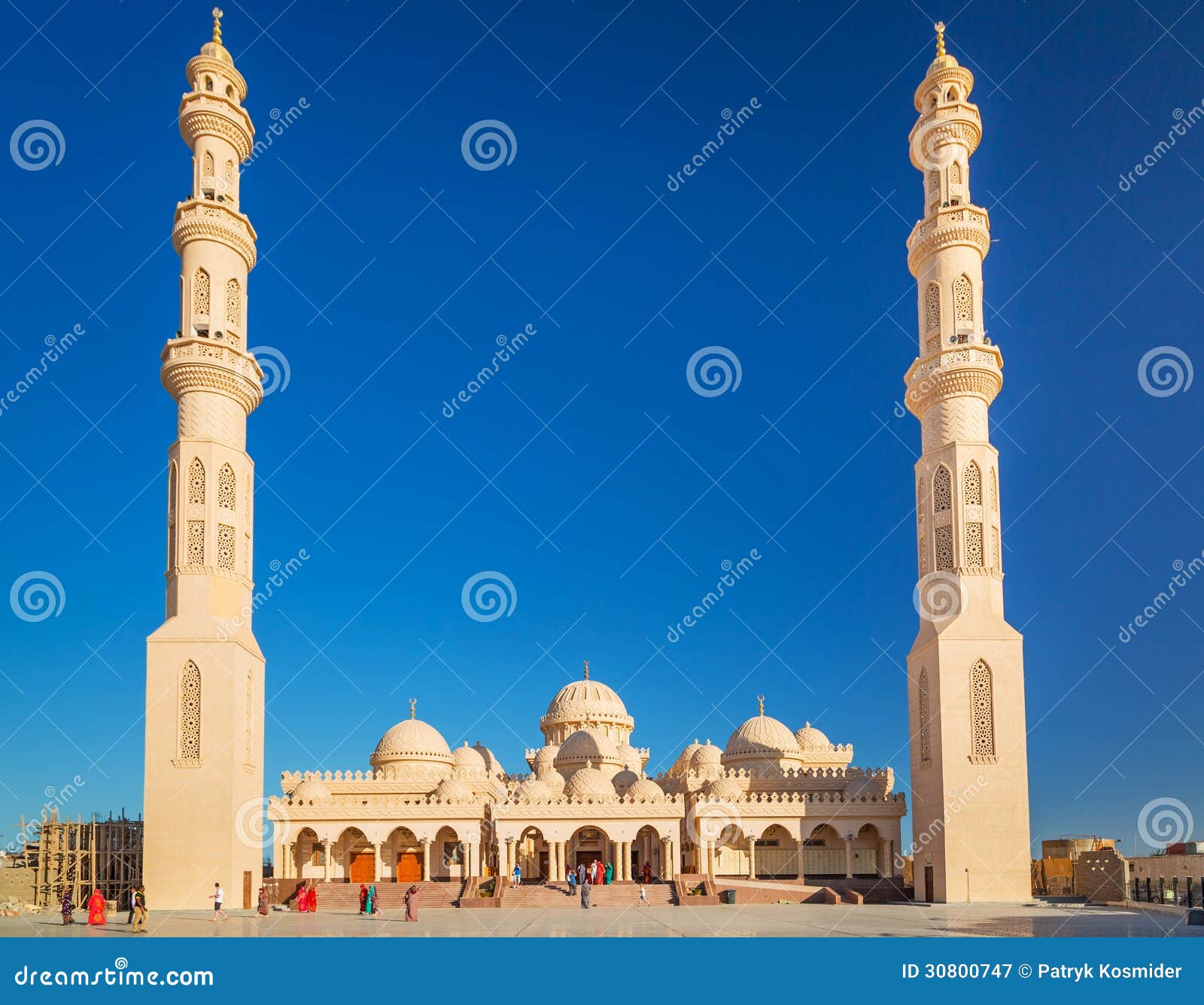Beautiful Architecture of Mosque in Hurghada Stock Image - Image of ...