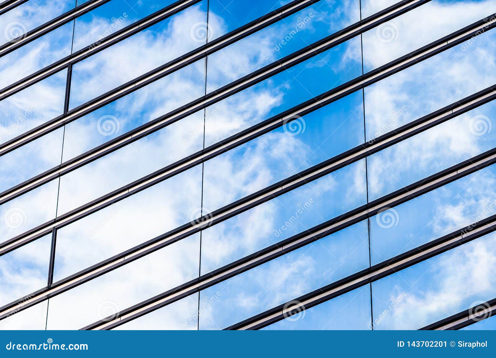 Beautiful Architecture Office Business Building with Glass Window Shape ...