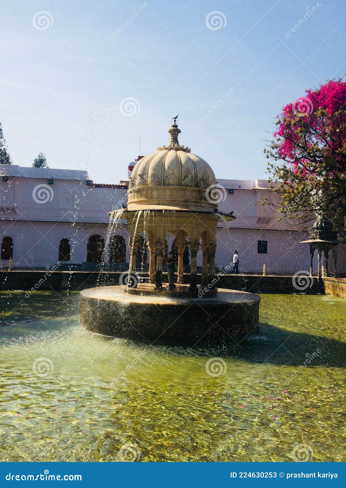 Beautiful Architecture Pattern in Fountain Stock Image - Image of ...