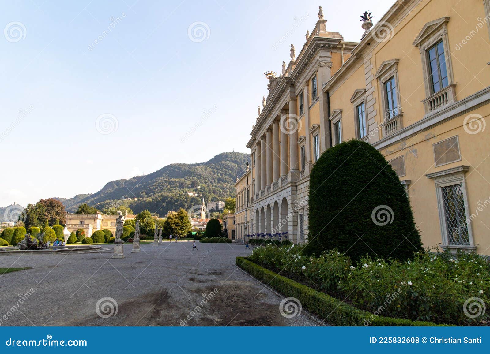 The Beautiful Architecture of Villa Olmo in Como Italy Editorial Stock ...