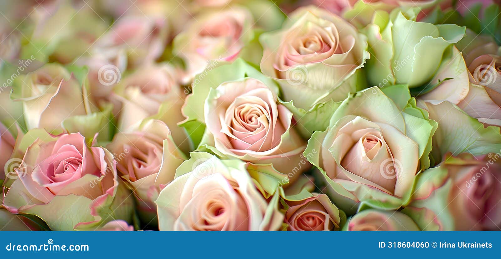 Soft Pink Roses in a Delicate Arrangement, Blooms in Soft Focus, Ideal ...