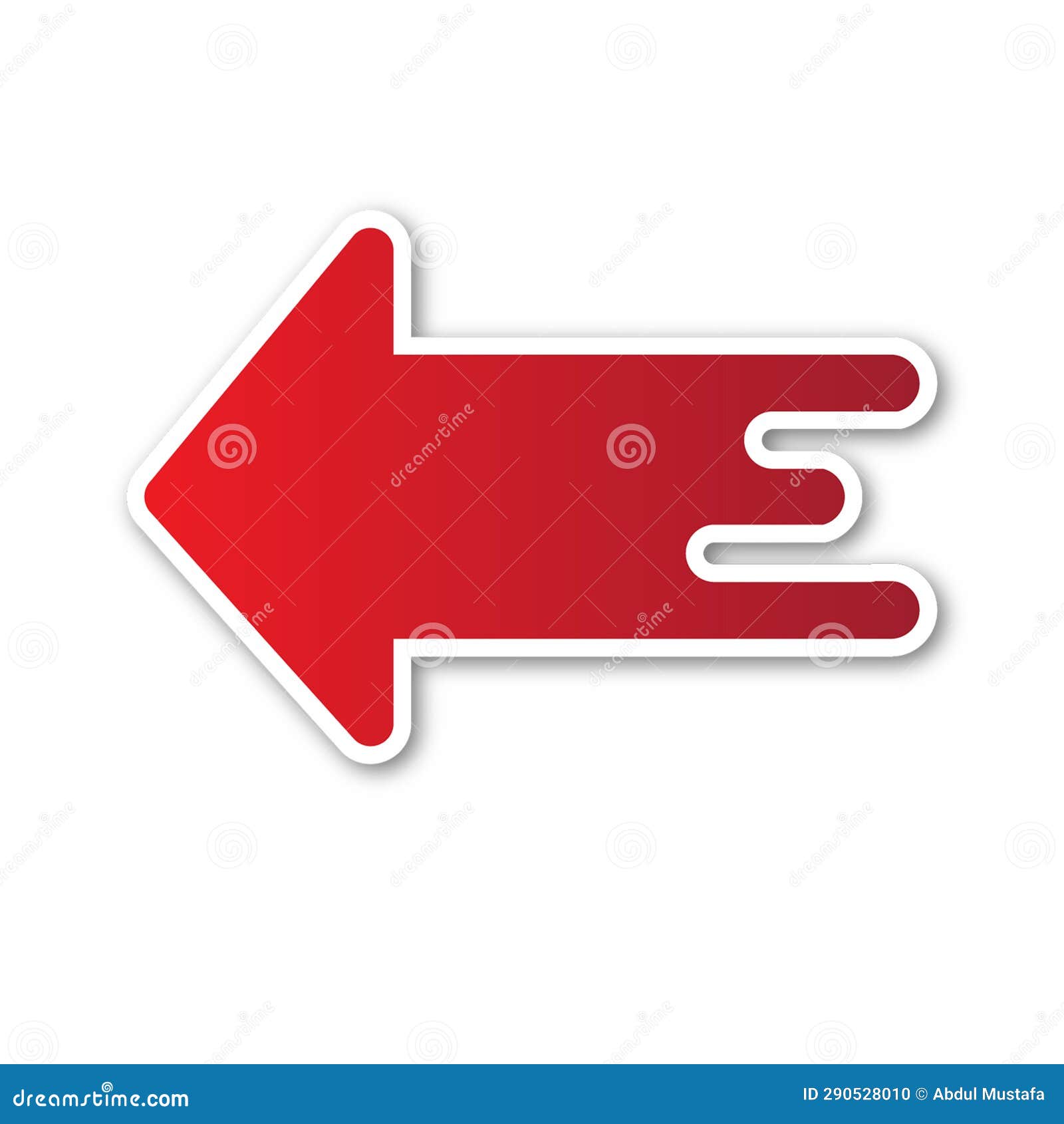 Beautiful Arrow Left Right Up Down Lower Upper Stock Illustration ...