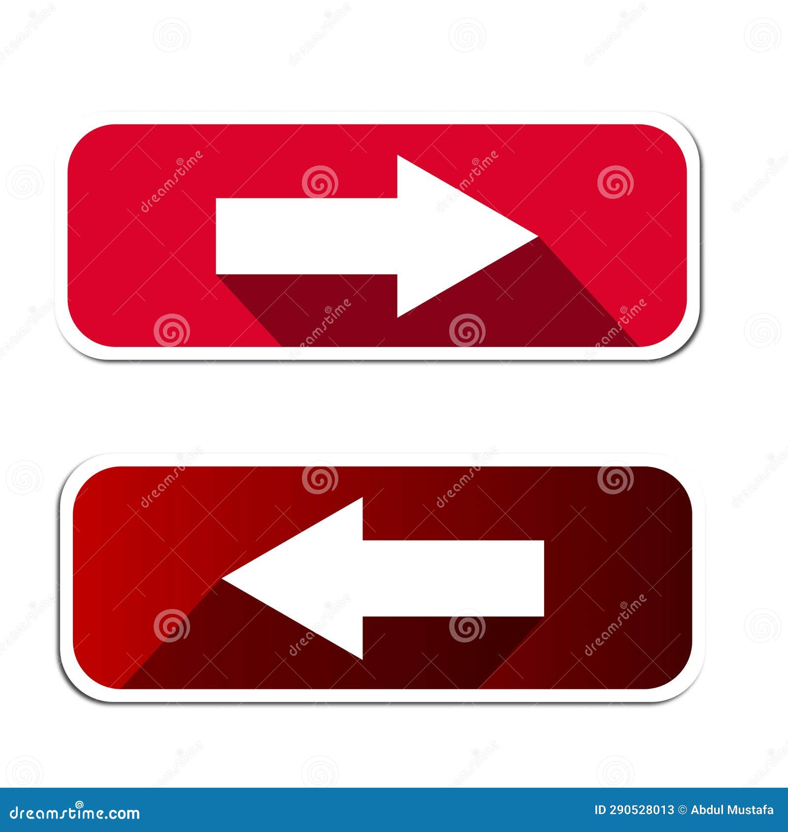 Beautiful Arrow Left Right Up Down Lower Upper Stock Illustration ...