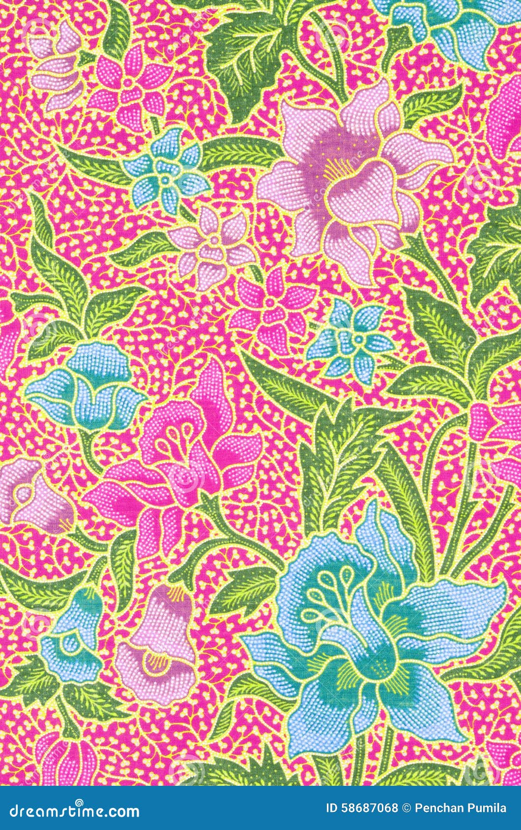 The Beautiful of Art Batik Pattern Stock Photo - Image of javanese ...