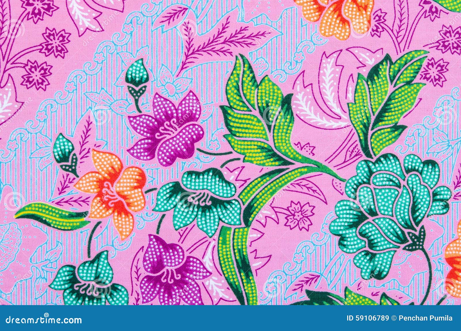 The Beautiful Of Art Batik Pattern Royalty-Free Stock Photo ...