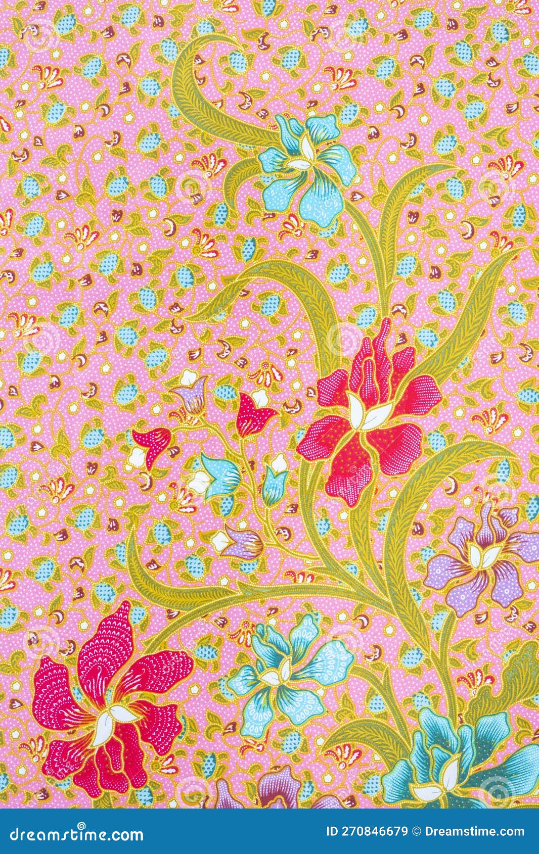 The Beautiful of Art Malaysian and Indonesian Batik Pattern Stock ...
