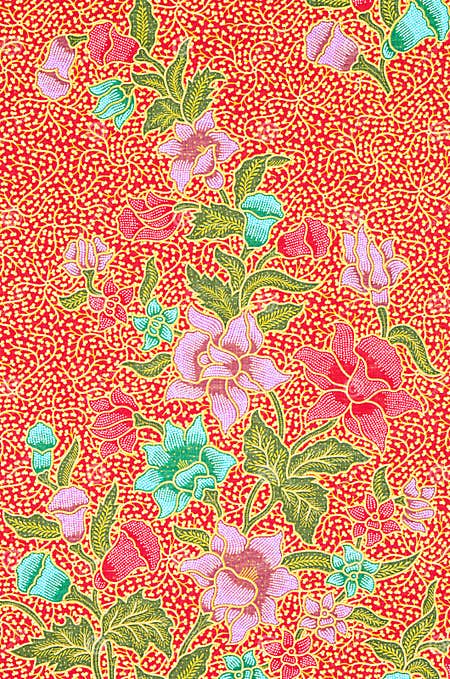 Beautiful of Art Thai Batik Pattern Stock Photo - Image of retro, craft ...