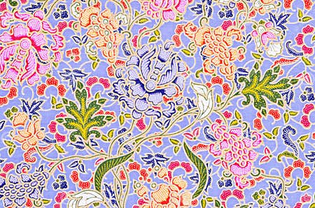 Beautiful of Art Thai Batik Pattern Stock Illustration - Illustration ...