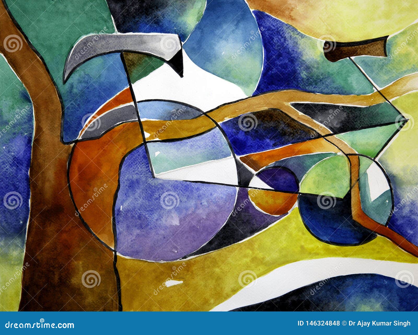 A Beautiful Artwork Showing Patterns and Design Stock Illustration ...