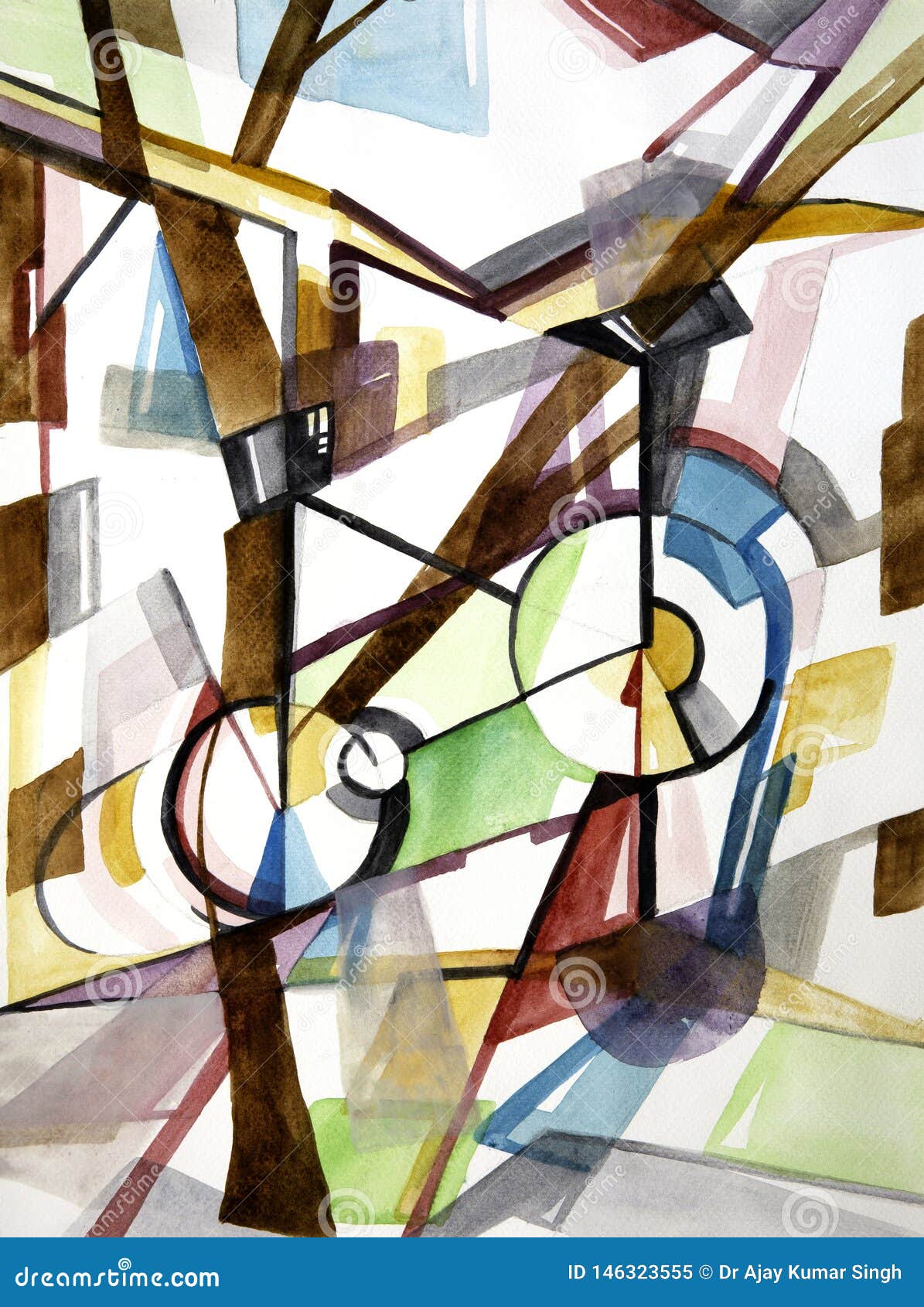 A Beautiful Artwork Showing Patterns and Design Stock Illustration ...