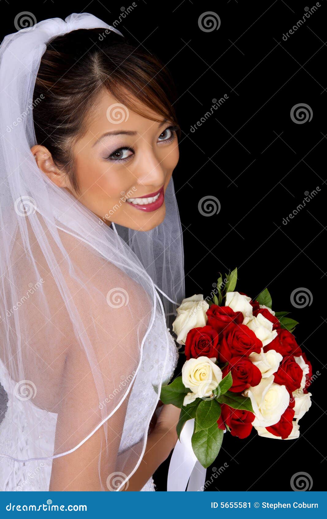 Beautiful Asian Bride at Wedding Stock Image - Image of celebrate ...
