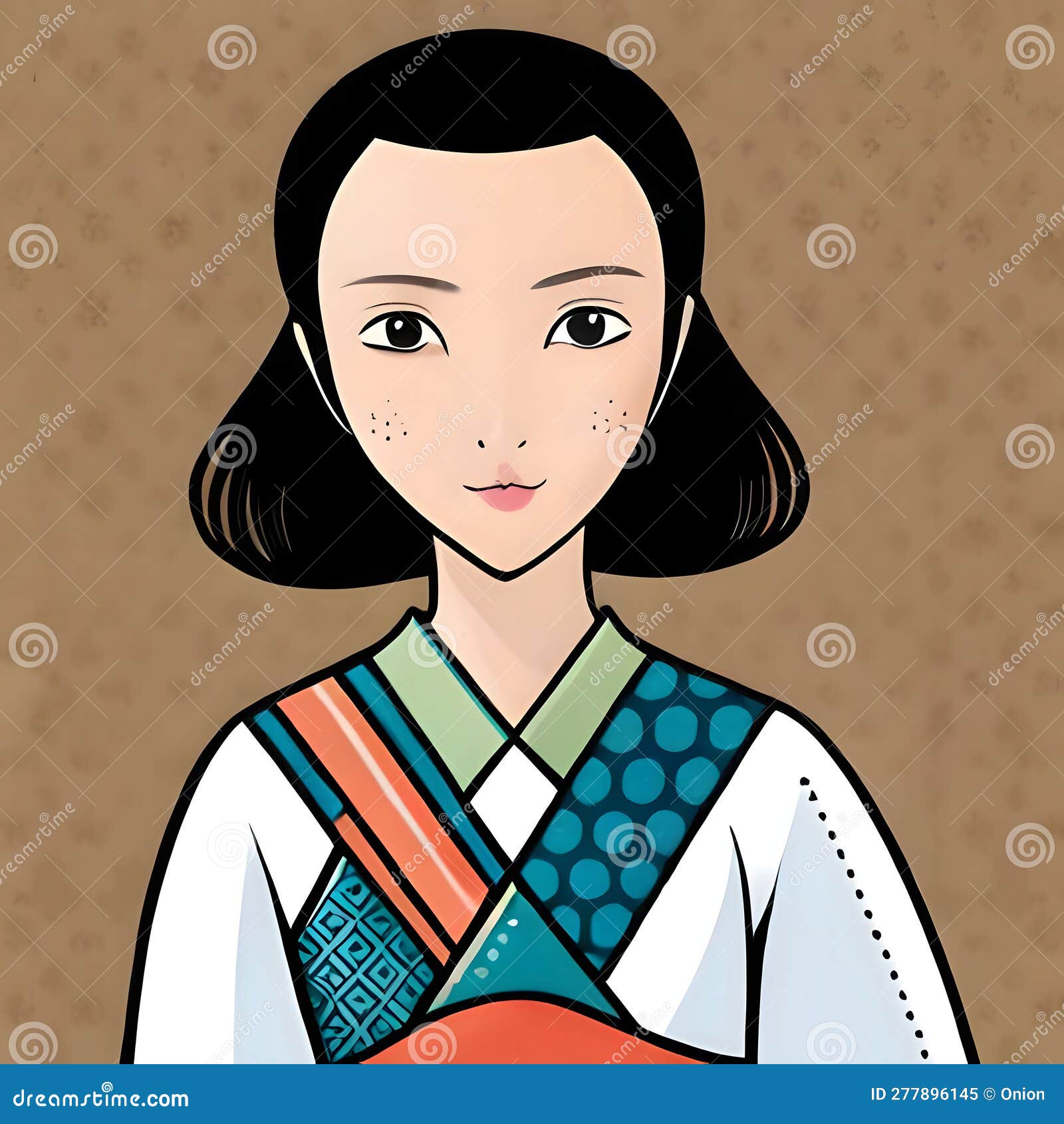 Admirable Ravishing Dreamy Girl Holds Her Black Kepi By Hand And Looks