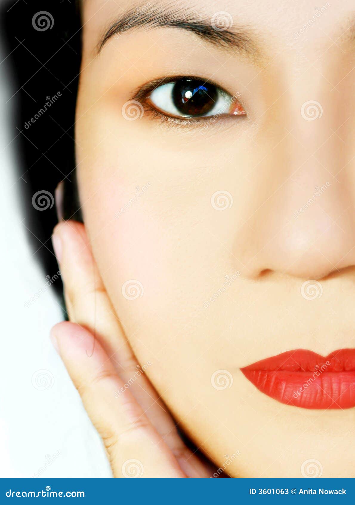 Beautiful asian face stock image. Image of person, cover - 3601063